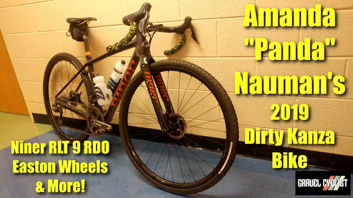 VIDEO: Amanda "Panda" Nauman's 2019 Dirty Kanza Bike! - Niner RLT 9 RDO ...