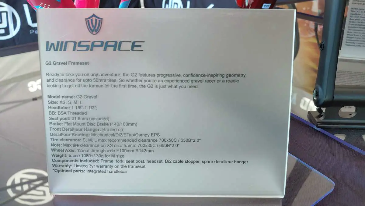 Full Speed Ahead / Vision, Winspace G2 Gravel Bike / Hyper Wheels, Cane ...