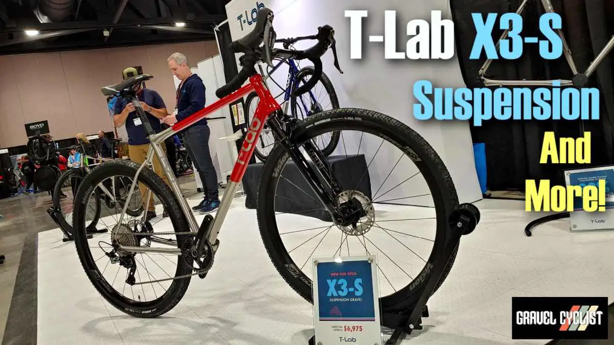 T-Lab Titanium X3-S Suspension & More: 2022 Philly Bike Expo - Gravel ...