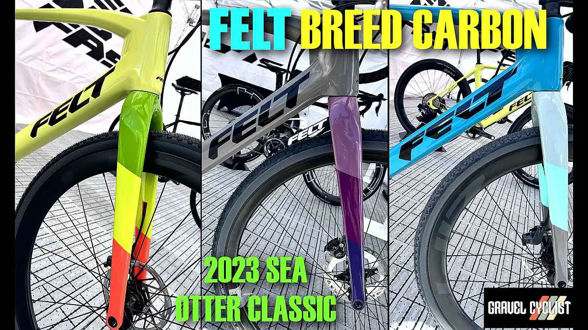 FELT Breed Carbon Gravel Bike: Sea Otter 2023 - Gravel Cyclist