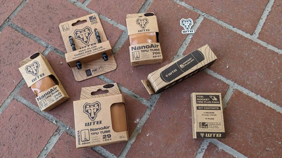 WTB launch four new accessories: TCS Rocket Tire Plug Kit & Plug Pack, NanoAir TPU Tubes, & TCS ...