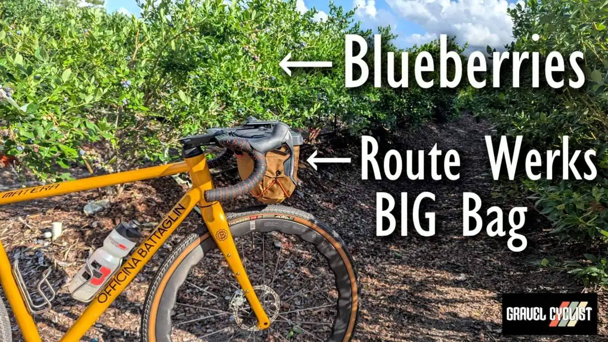 Blueberry Picking by Bicycle (Route Werks BIG Bag): Perfect Recovery ...